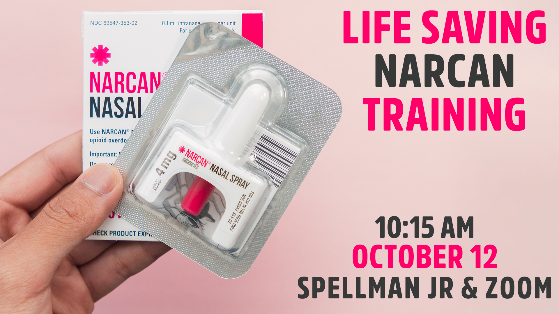 Narcan Training & Medication Drop-off - Westminster Presbyterian Church