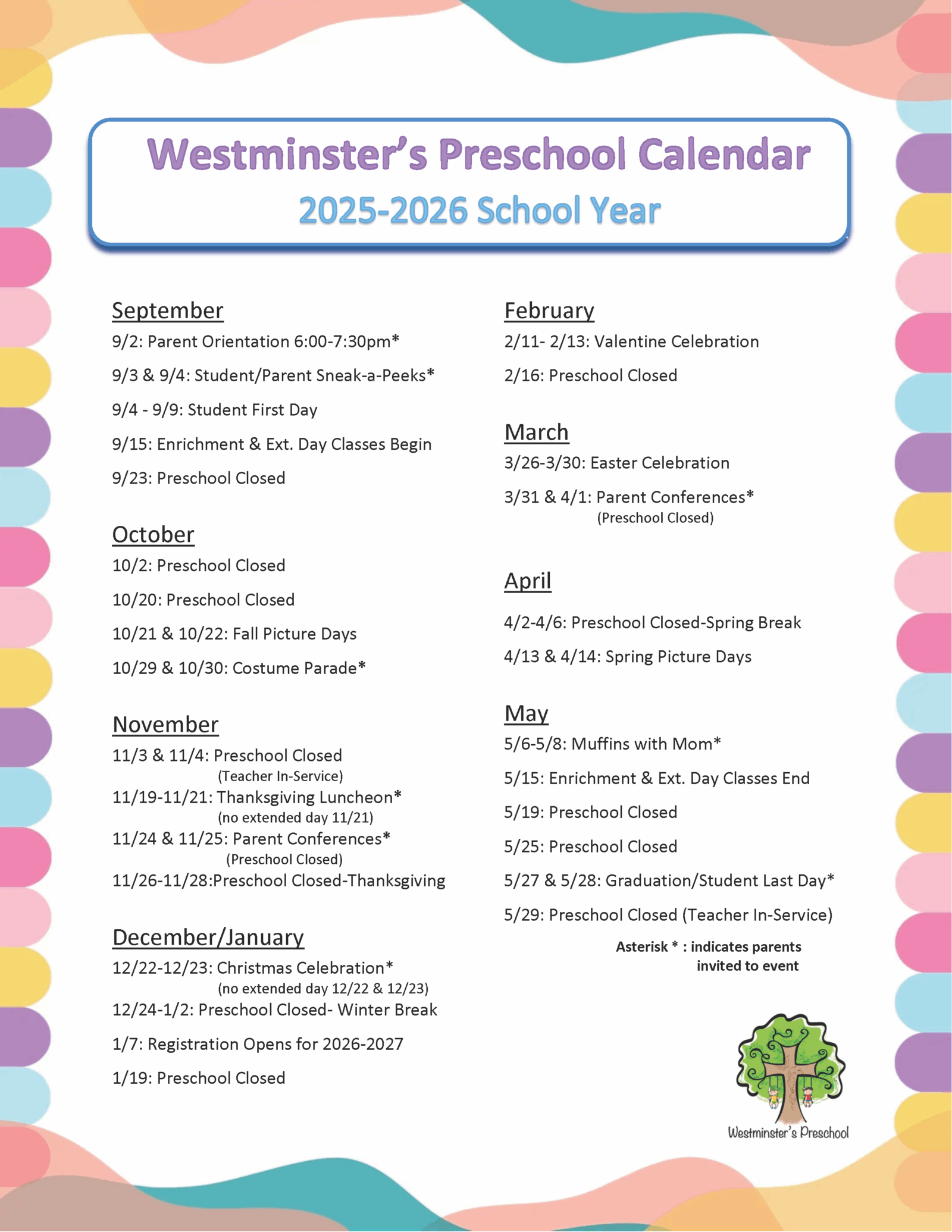 Preschool - Westminster Presbyterian Church